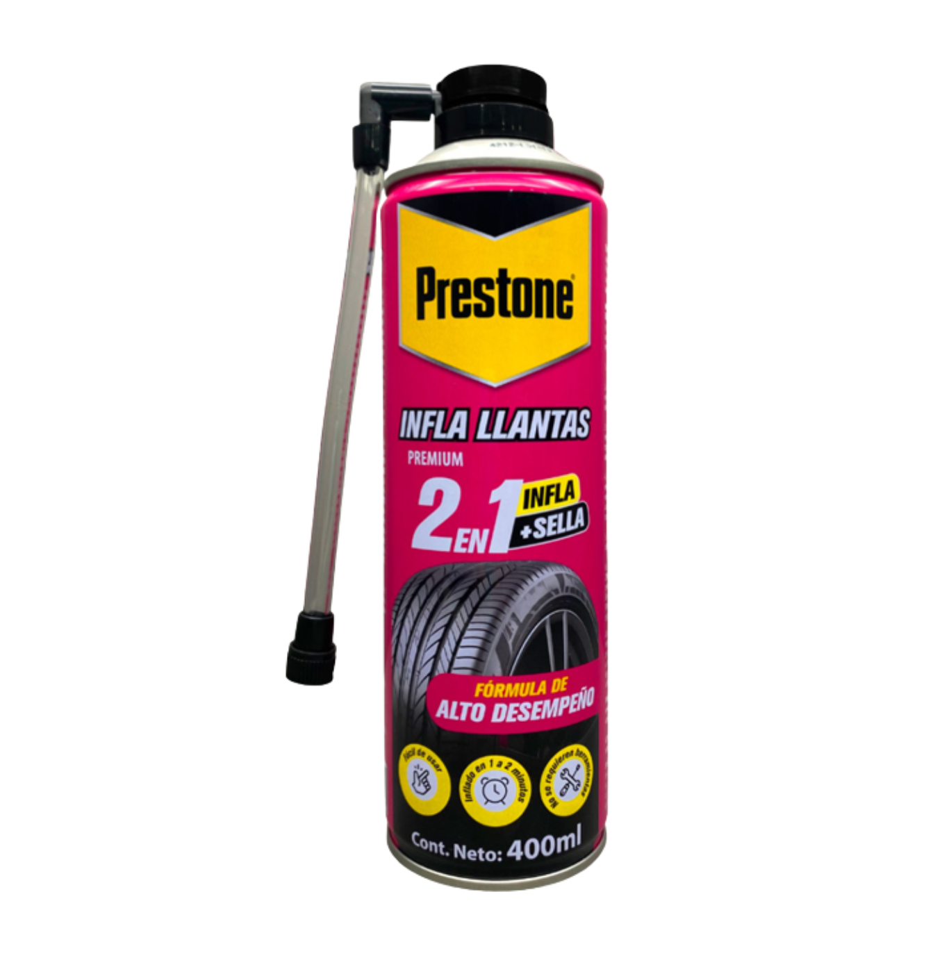 Prestone Infla Llantas 2 en 1 - Jorges Lubricantes